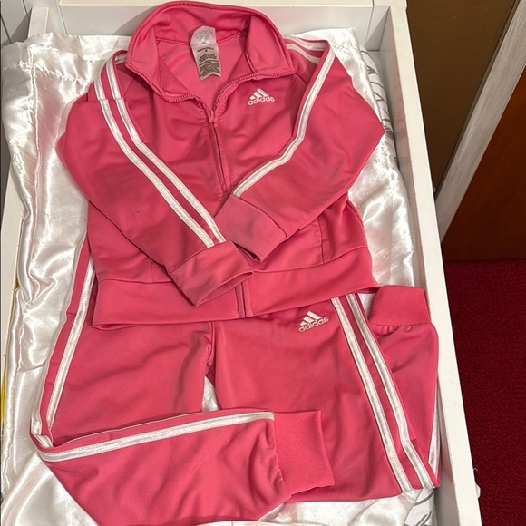 adidas | Matching Sets | Adidas Kids Pink Matching Set | Poshmark